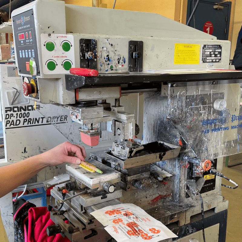 Marquage sérigraphie et tampographie | Les Ateliers du Sonnenhof